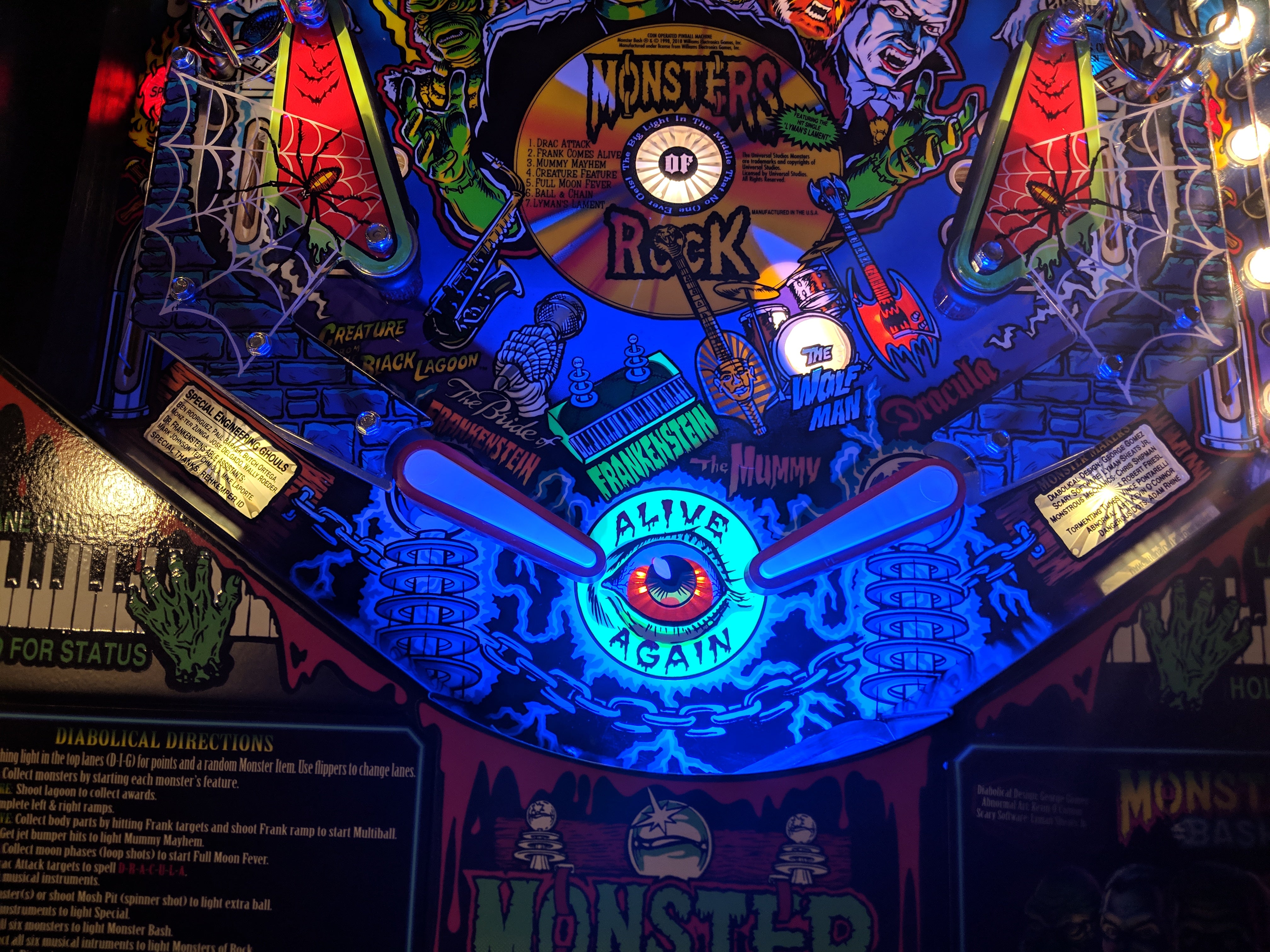 Monster Bash Pinball Machine Modifications – Lermods Pinball Machine ...