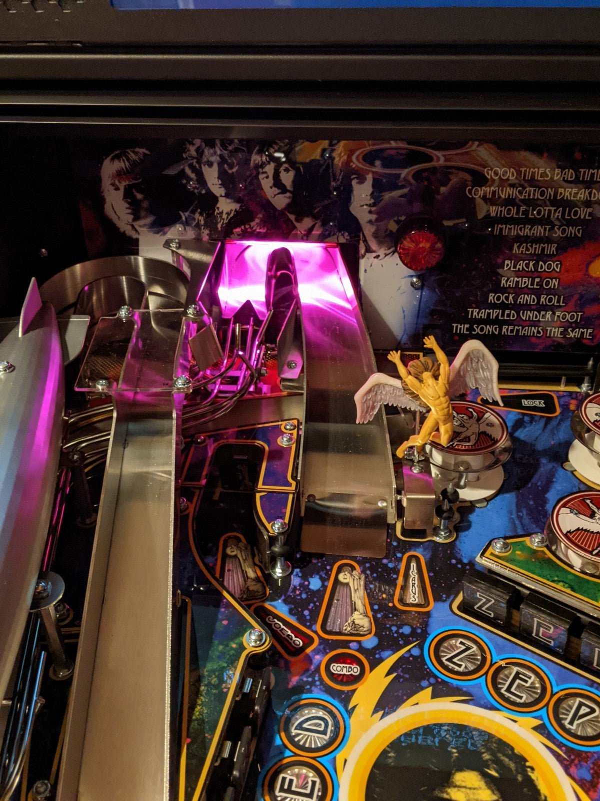 Led Zeppelin Pinball Machine Modifications – Lermods Pinball Machine ...