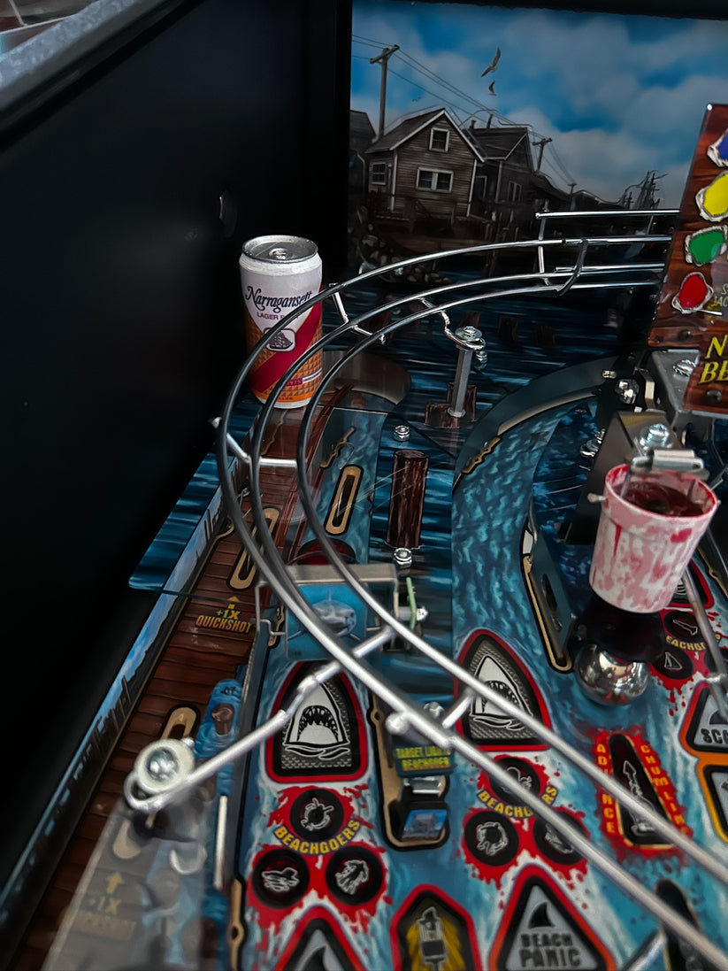 Jaws Pinball Beer Can – Lermods Pinball Machine Company