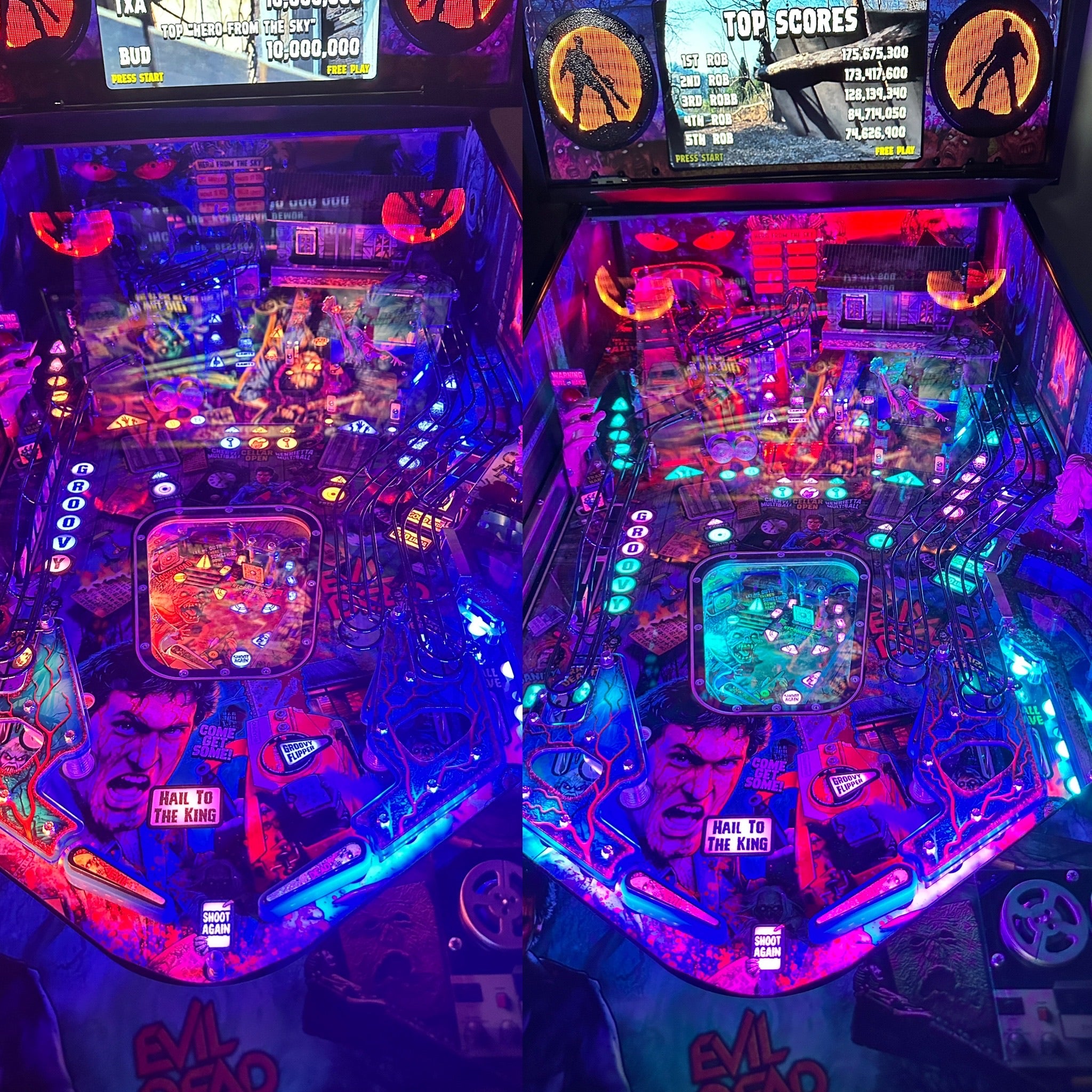 The Evil Dead Pinball LED Strip 20" Backboard Light Kit – Lermods ...