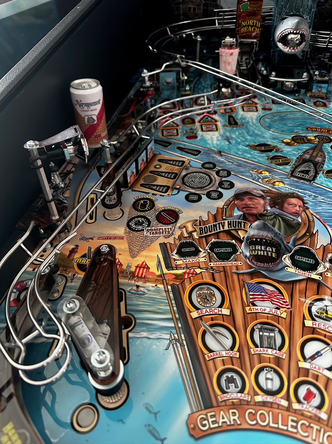 Jaws Pinball Beer Can – Lermods Pinball Machine Company