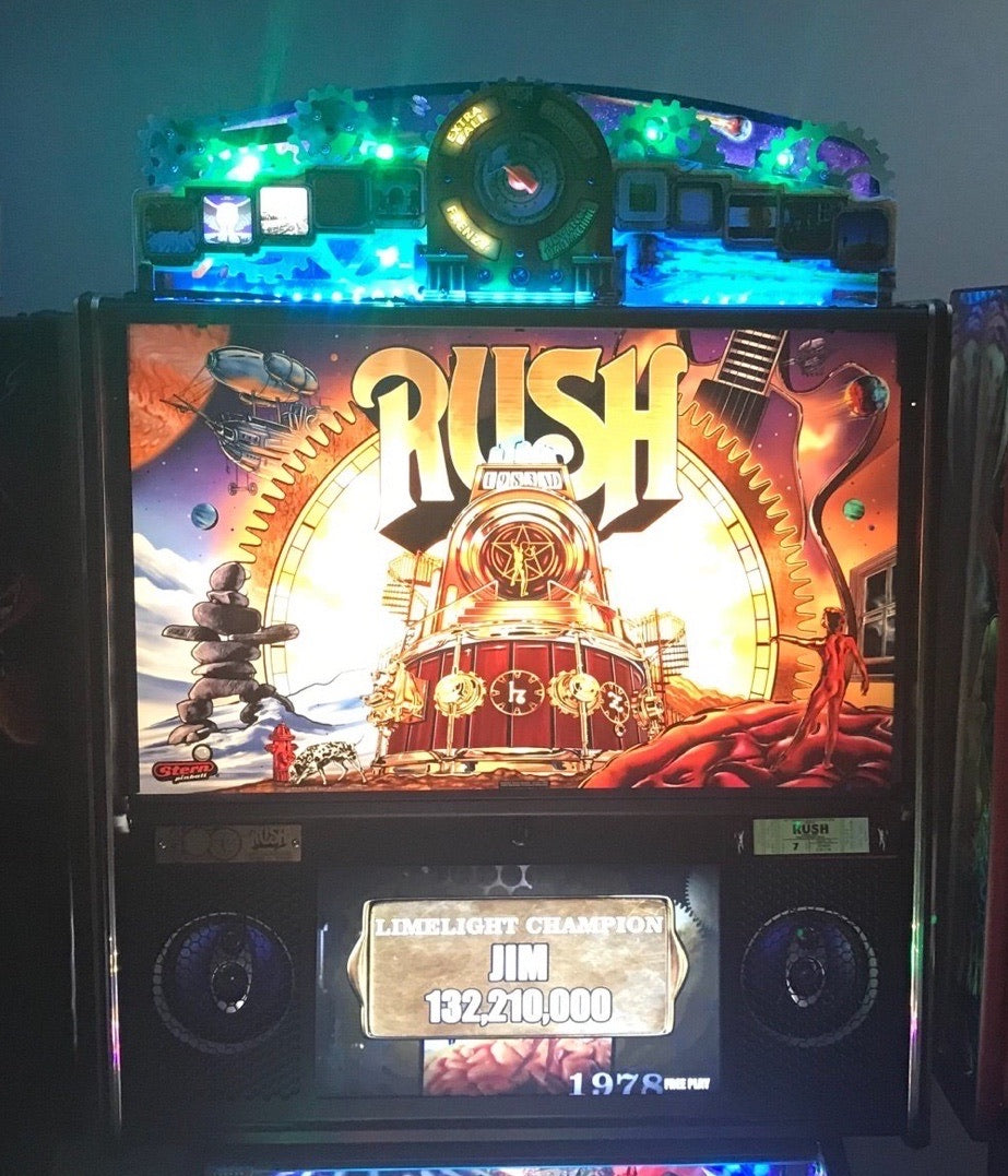 Rush Pinball Topper Lighting Mod – Lermods Pinball Machine Company