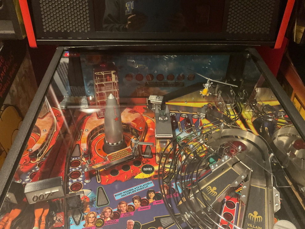 James Bond Pinball Interactive Gyrocopter Mod – Lermods Pinball Machine ...