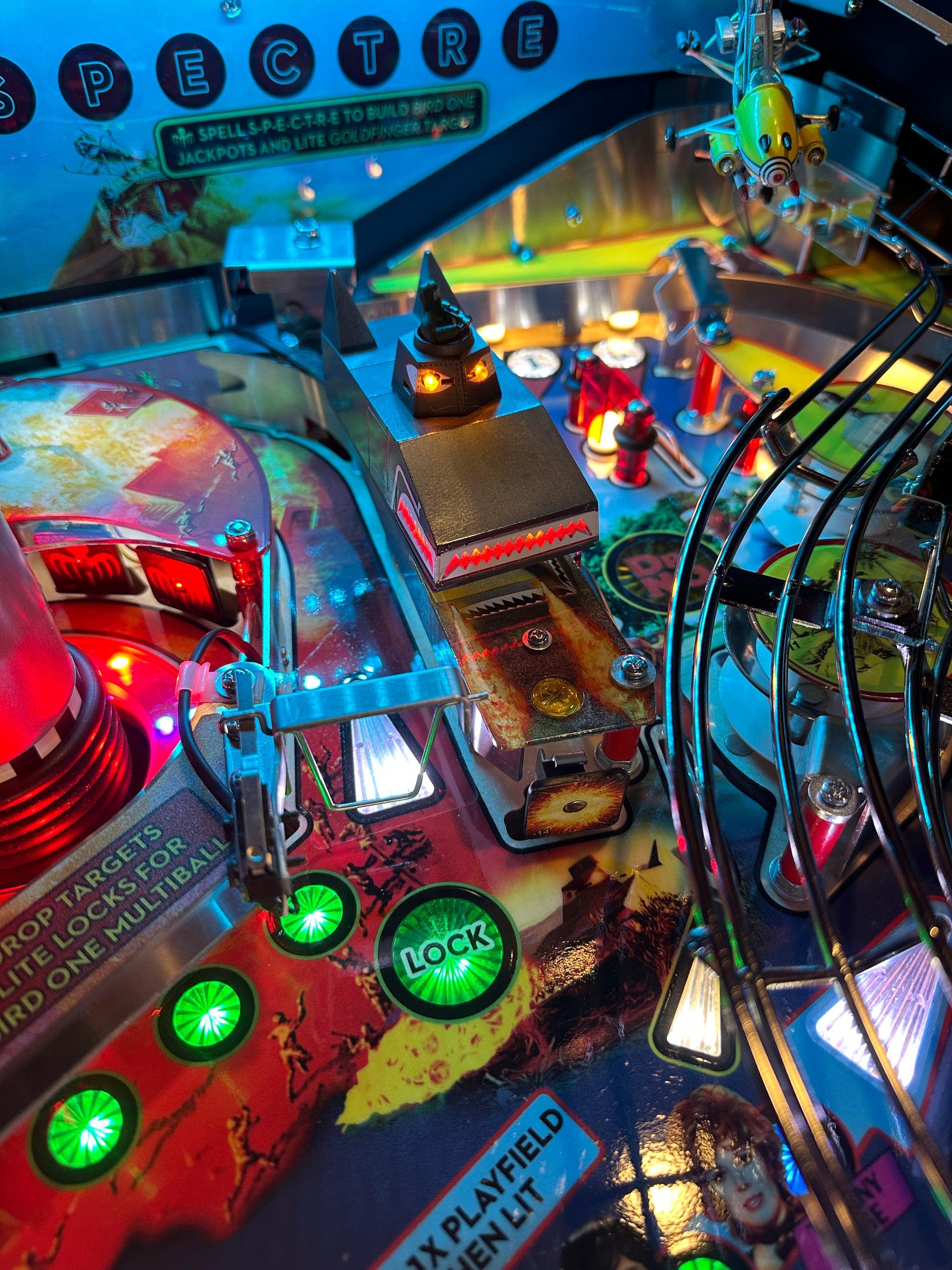 James Bond Pinball Dragon Tank Mod – Lermods Pinball Machine Company