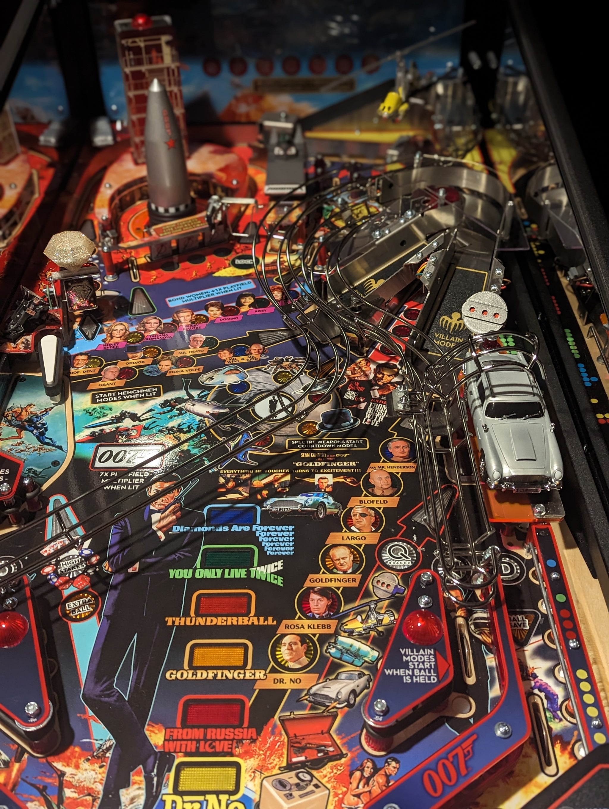 James Bond Pinball Q-Ring – Lermods Pinball Machine Company