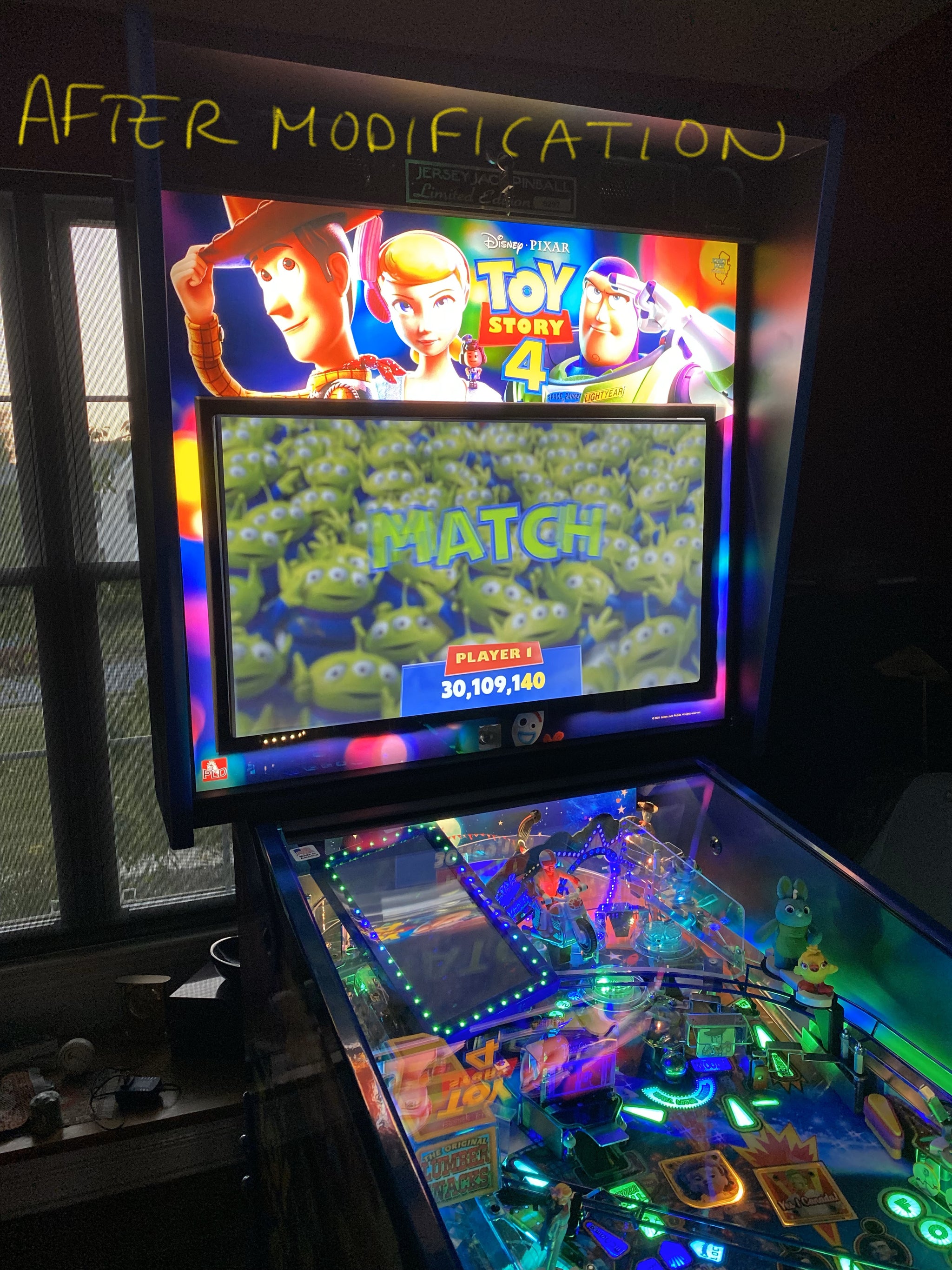 Toy Story 4 Pinball Full Backglass Illumination Kit – Lermods Pinball ...