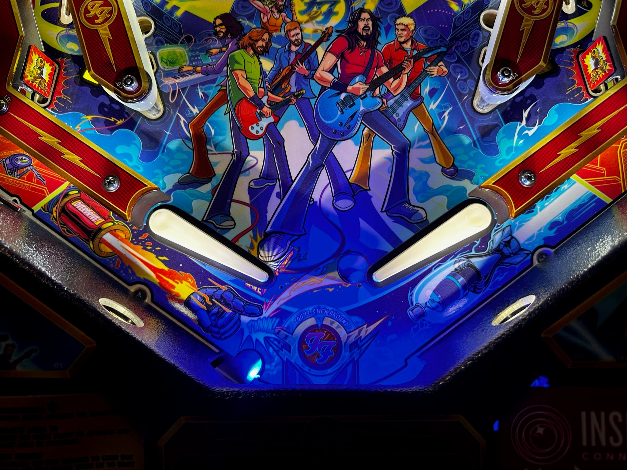 Foo Fighters Pinball LED Strip Trough Light Kit – Lermods Pinball ...