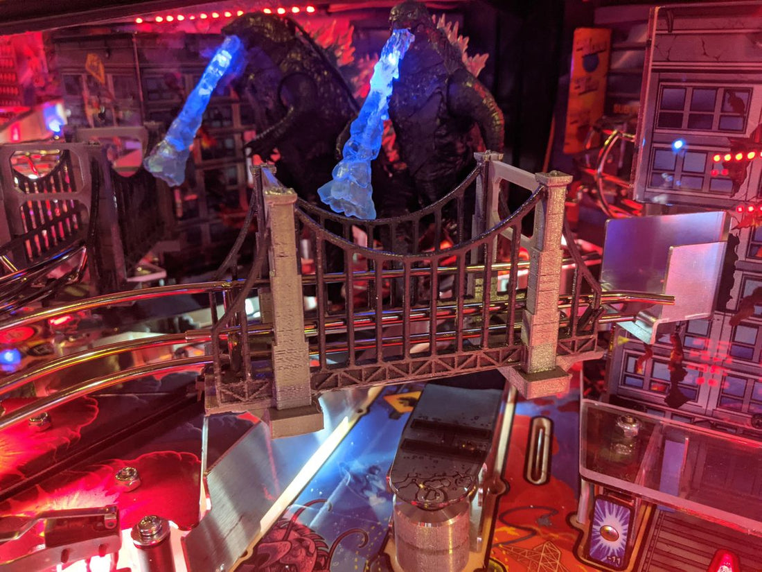 Godzilla Pinball PRO Bridge Mod – Lermods Pinball Machine Company