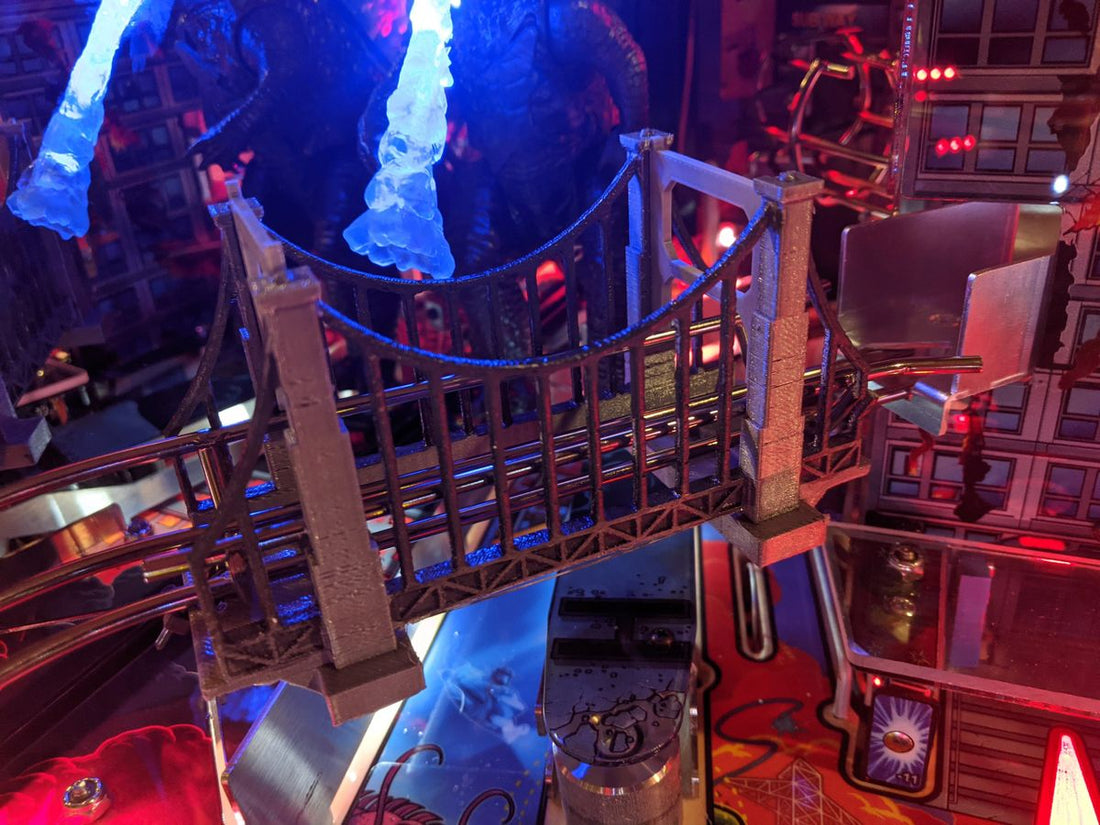 Godzilla Pinball PRO Bridge Mod – Lermods Pinball Machine Company