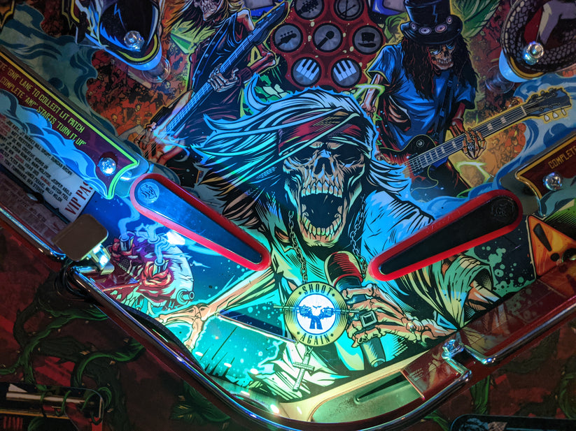 Guns N' Roses, JJP Pinball LED Strip Trough Light Kit – Lermods Pinball ...