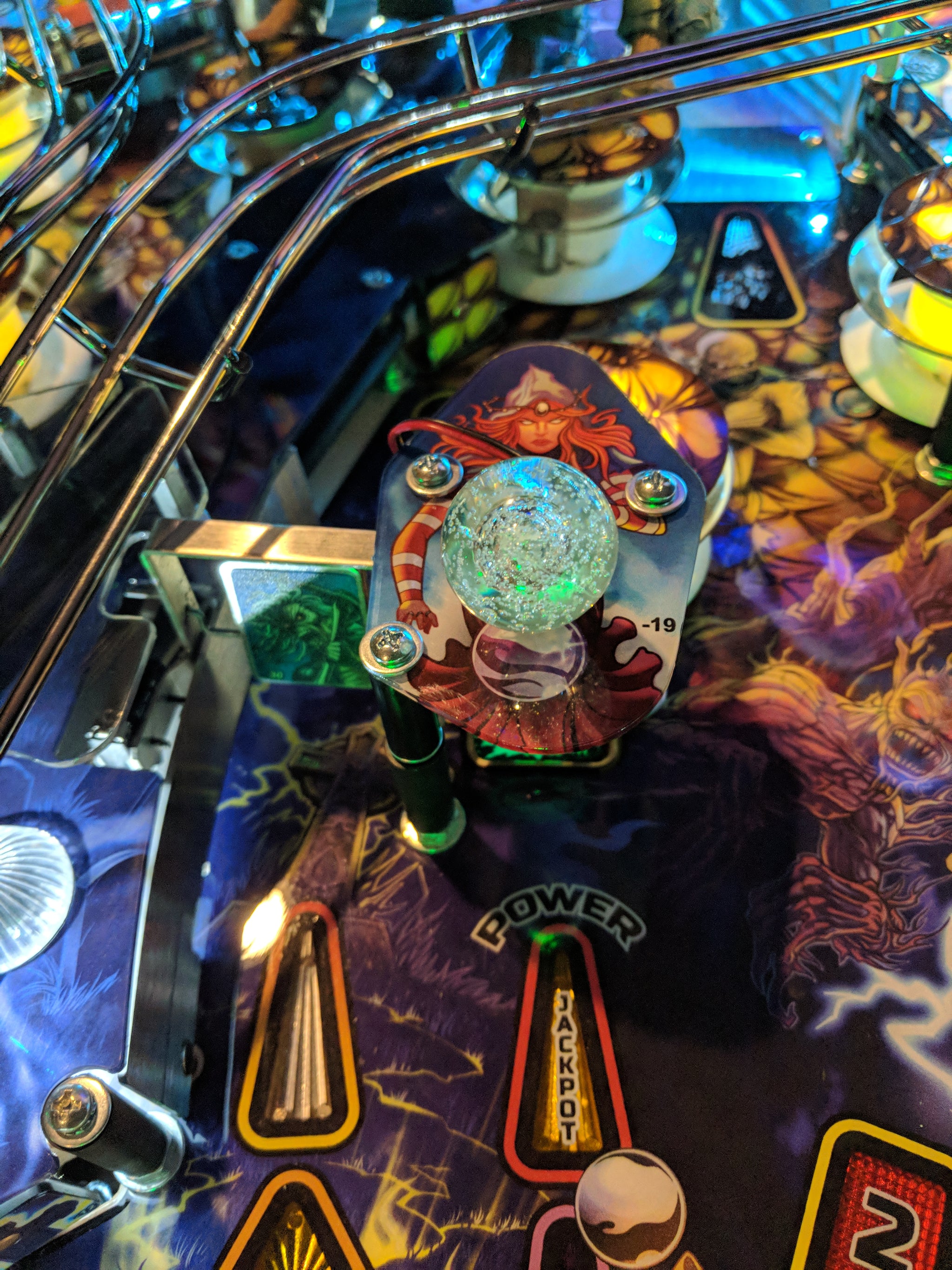 Iron Maiden Pinball Illuminated Orb Mod – Lermods Pinball Machine Company