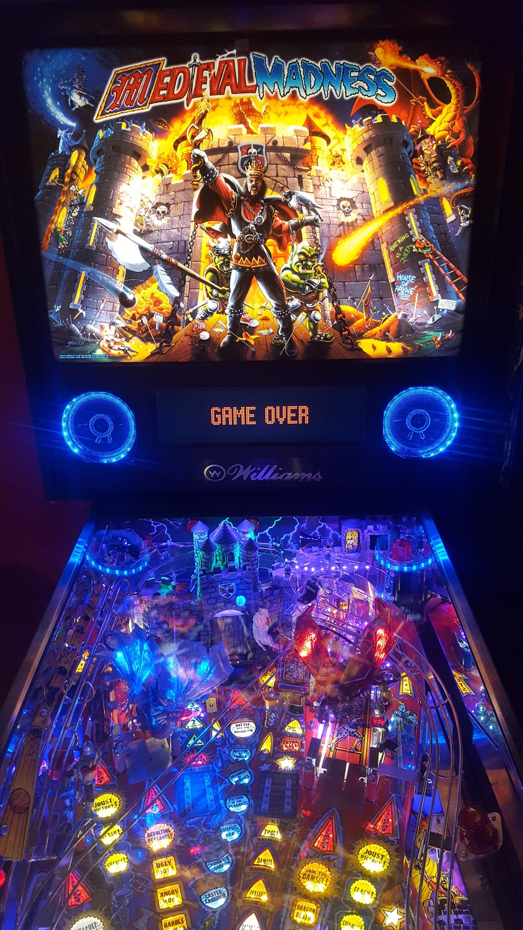 Medieval Madness REMAKE Pinball Machine Modifications – Lermods Pinball ...