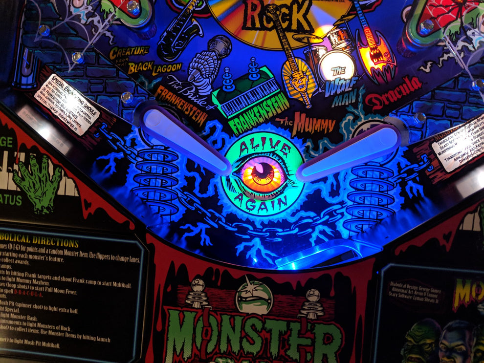 Monster Bash REMAKE Pinball LED Strip Interactive RGB Trough Light Kit ...