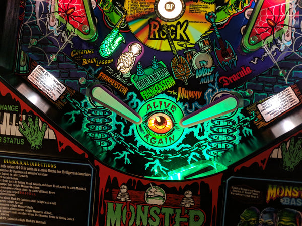 Monster Bash REMAKE Pinball LED Strip Interactive RGB Trough Light Kit ...